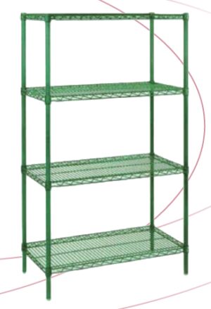 Wire Shelving Posts, Epoxy Finish | MCL Hospitality